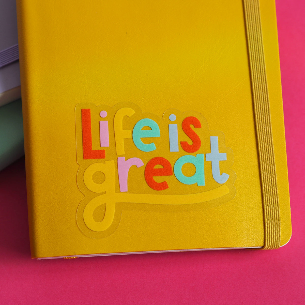 Life is Great Clear Sticker – Nutmeg and Arlo