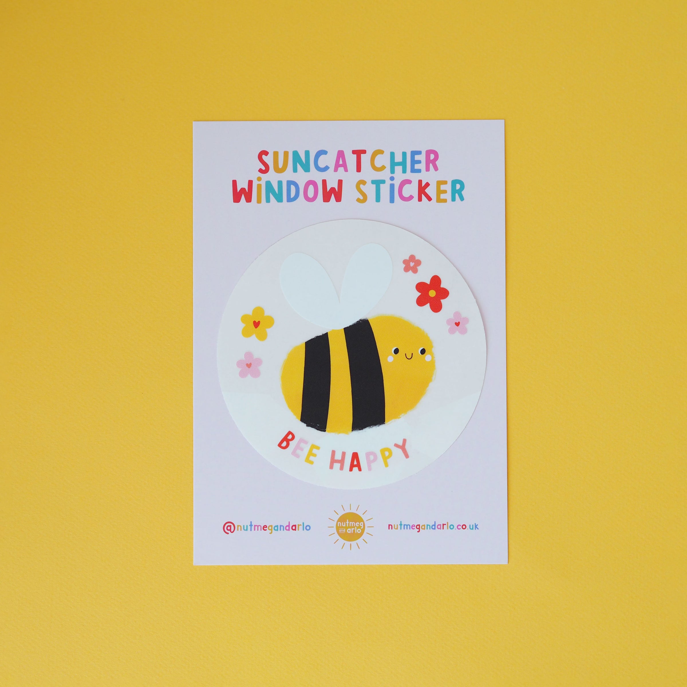 Suncatcher Stickers – Nutmeg and Arlo