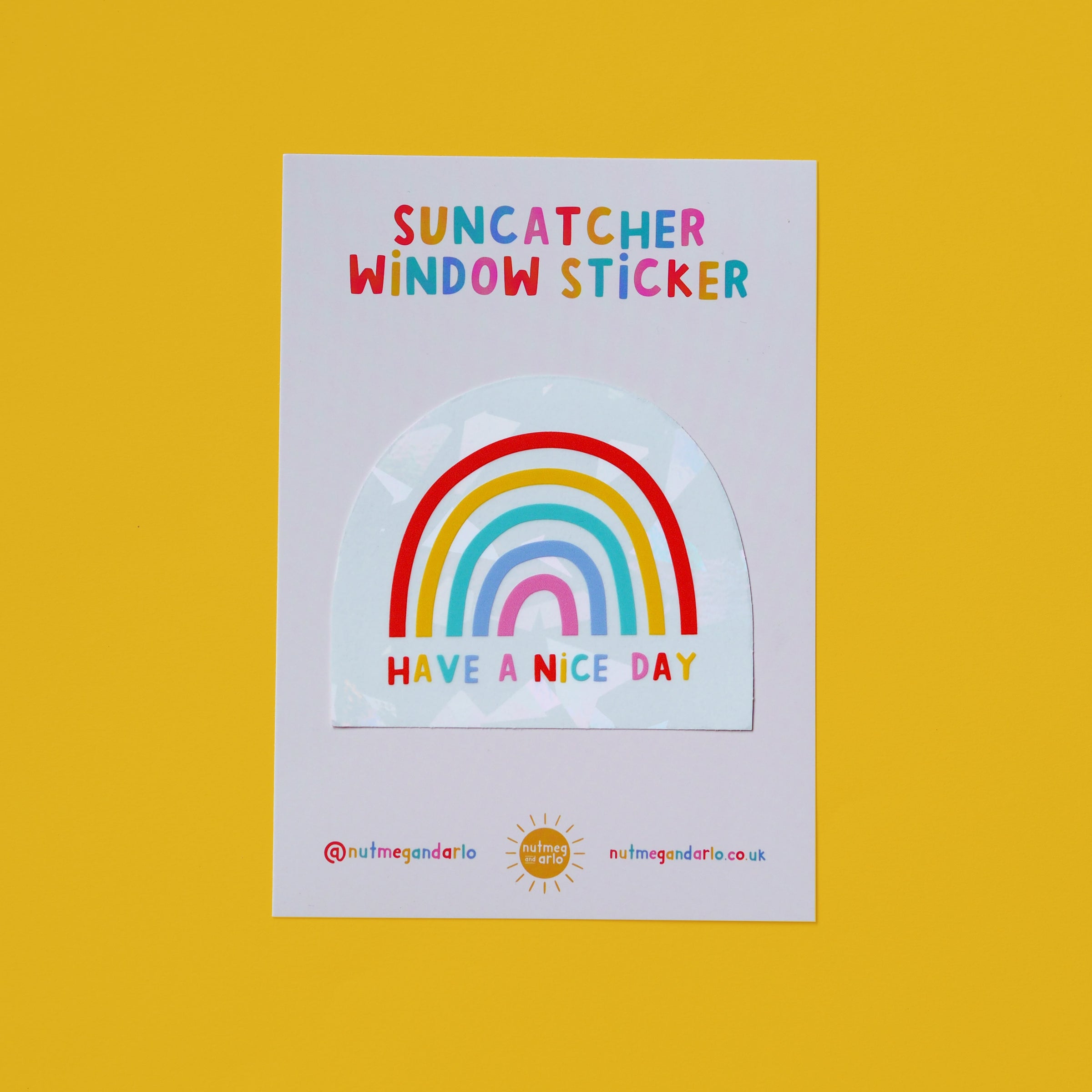Suncatcher Stickers – Nutmeg and Arlo