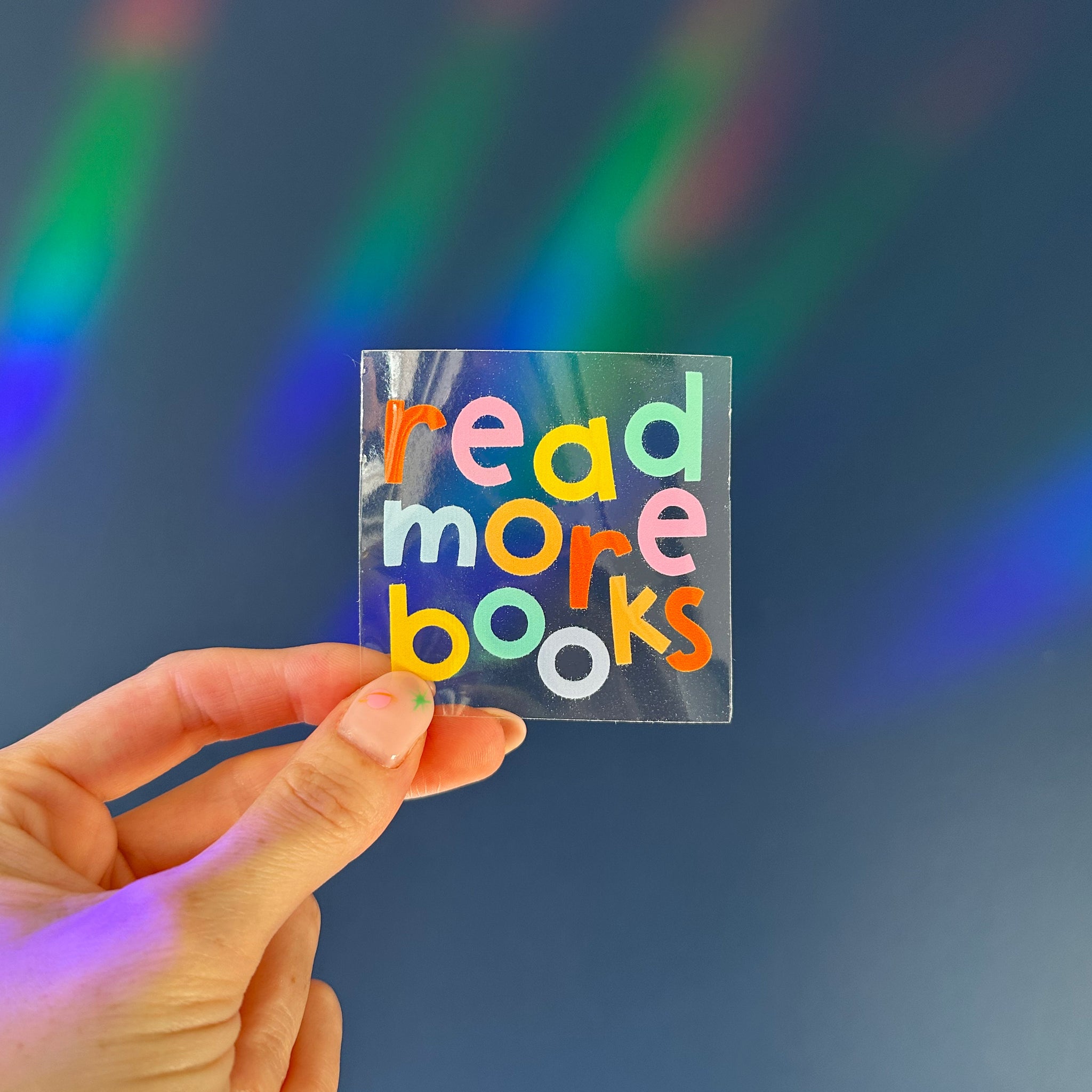 Read More Books Clear Sticker – Nutmeg and Arlo