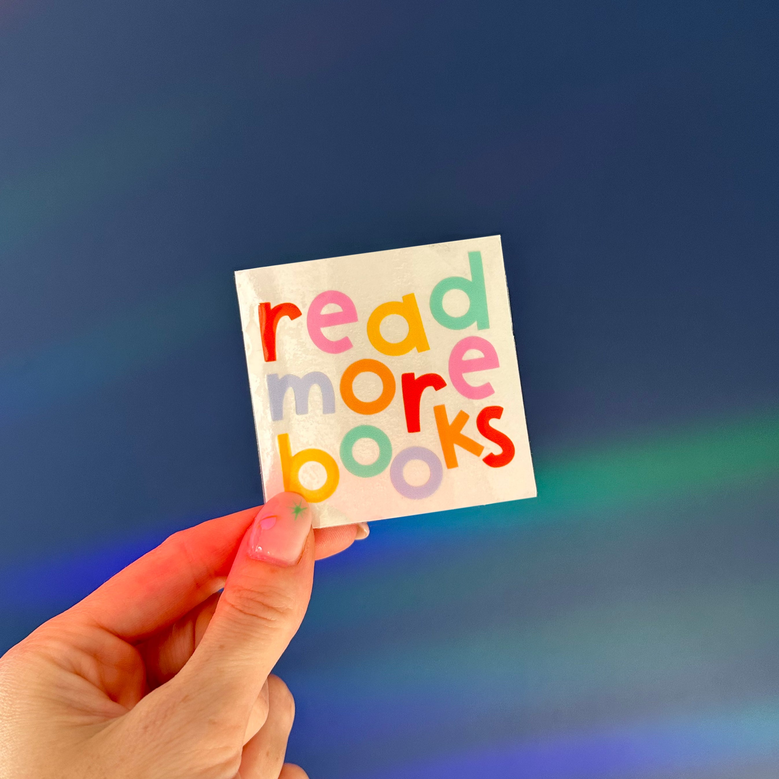 Read More Books Clear Sticker – Nutmeg and Arlo