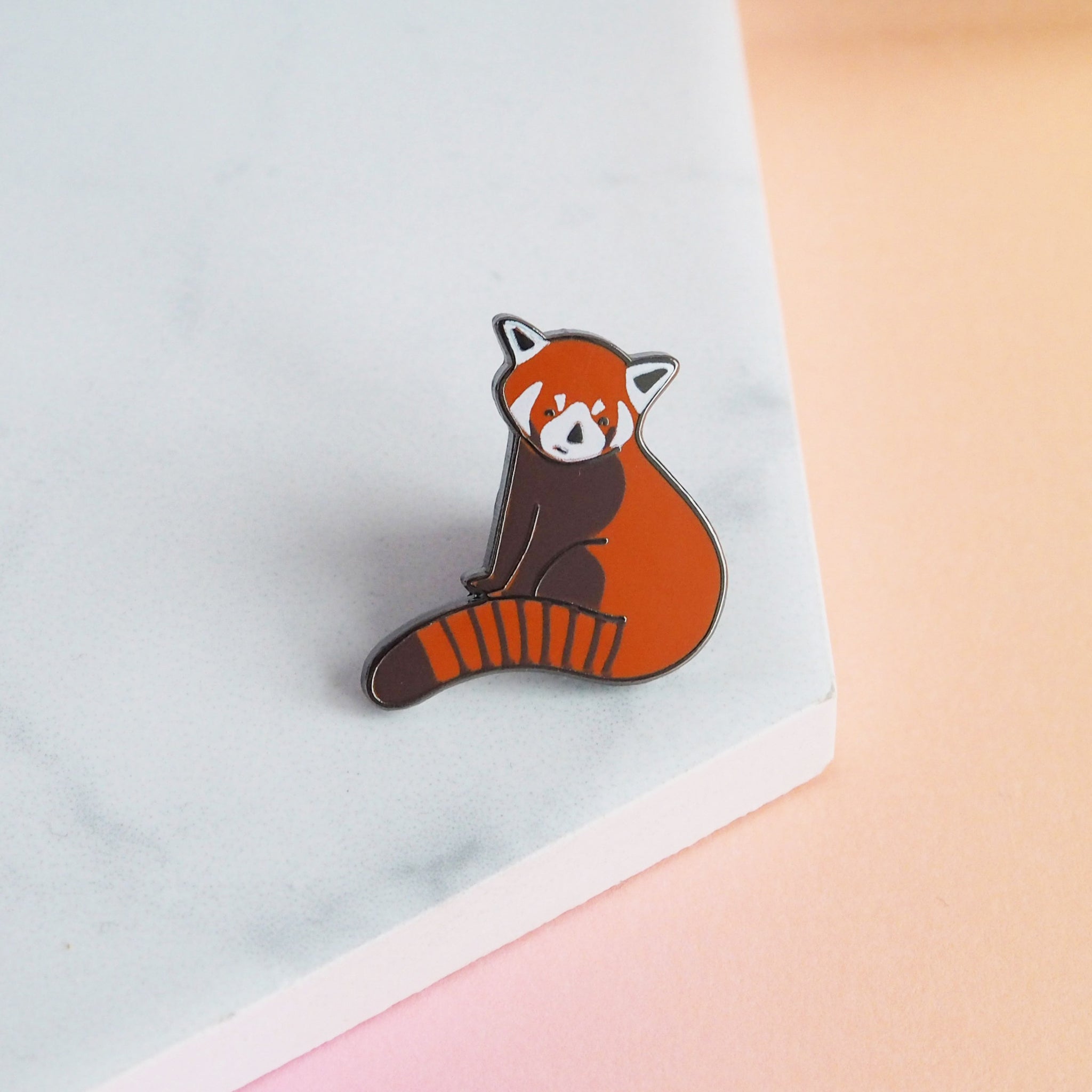 Red Panda Enamel Pin – Nutmeg and Arlo