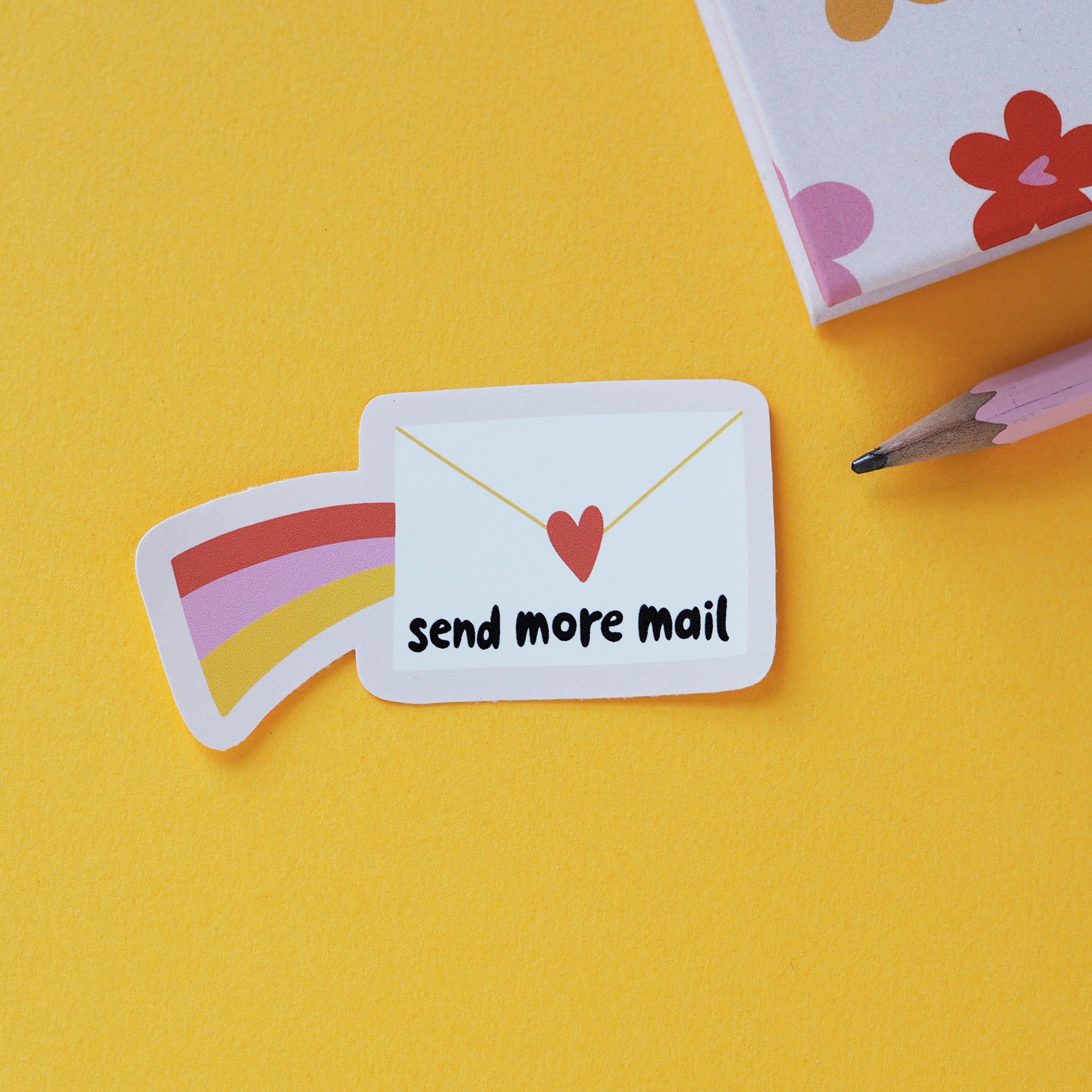 Send More Mail Sticker – Nutmeg and Arlo