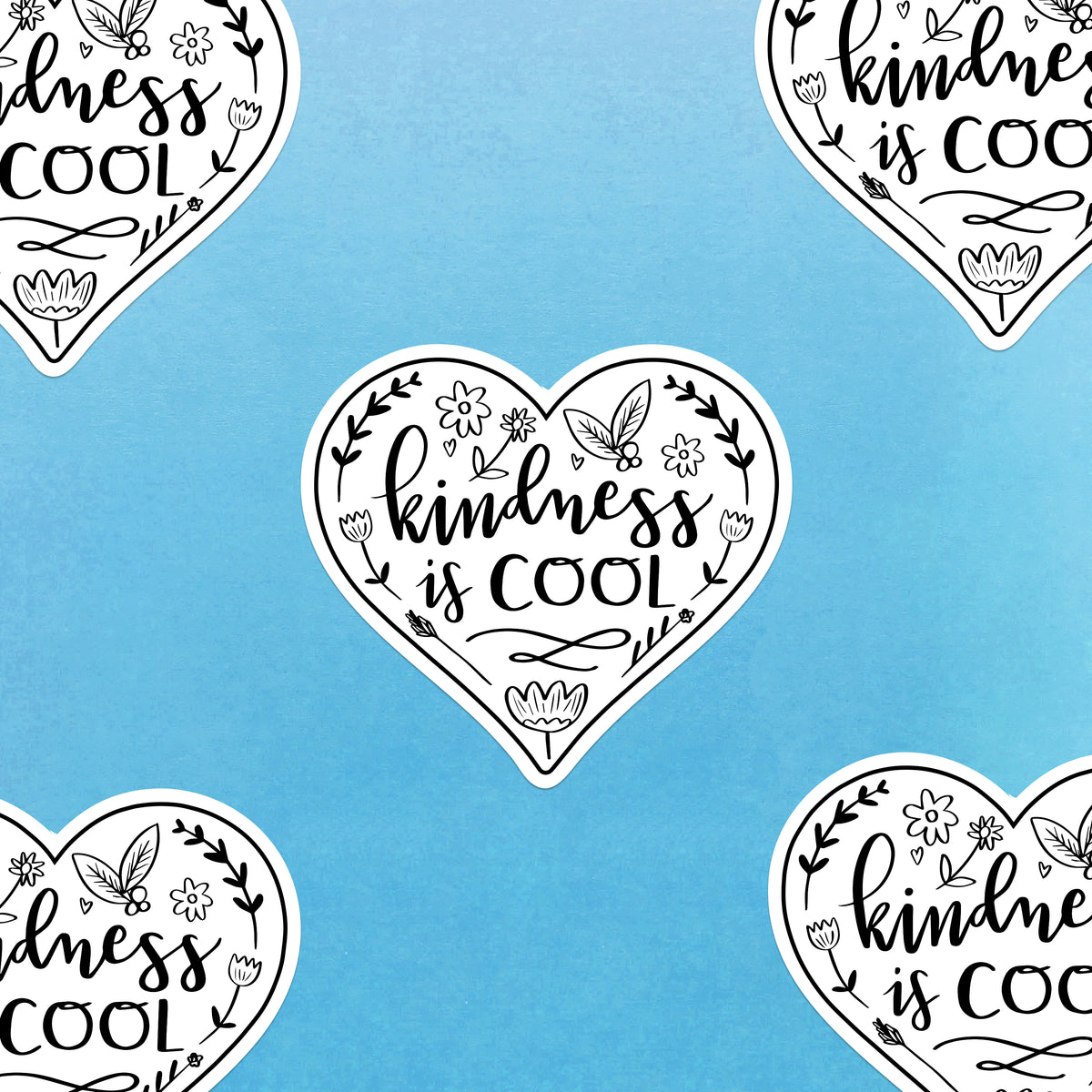 Kindness is Cool Sticker – Nutmeg and Arlo