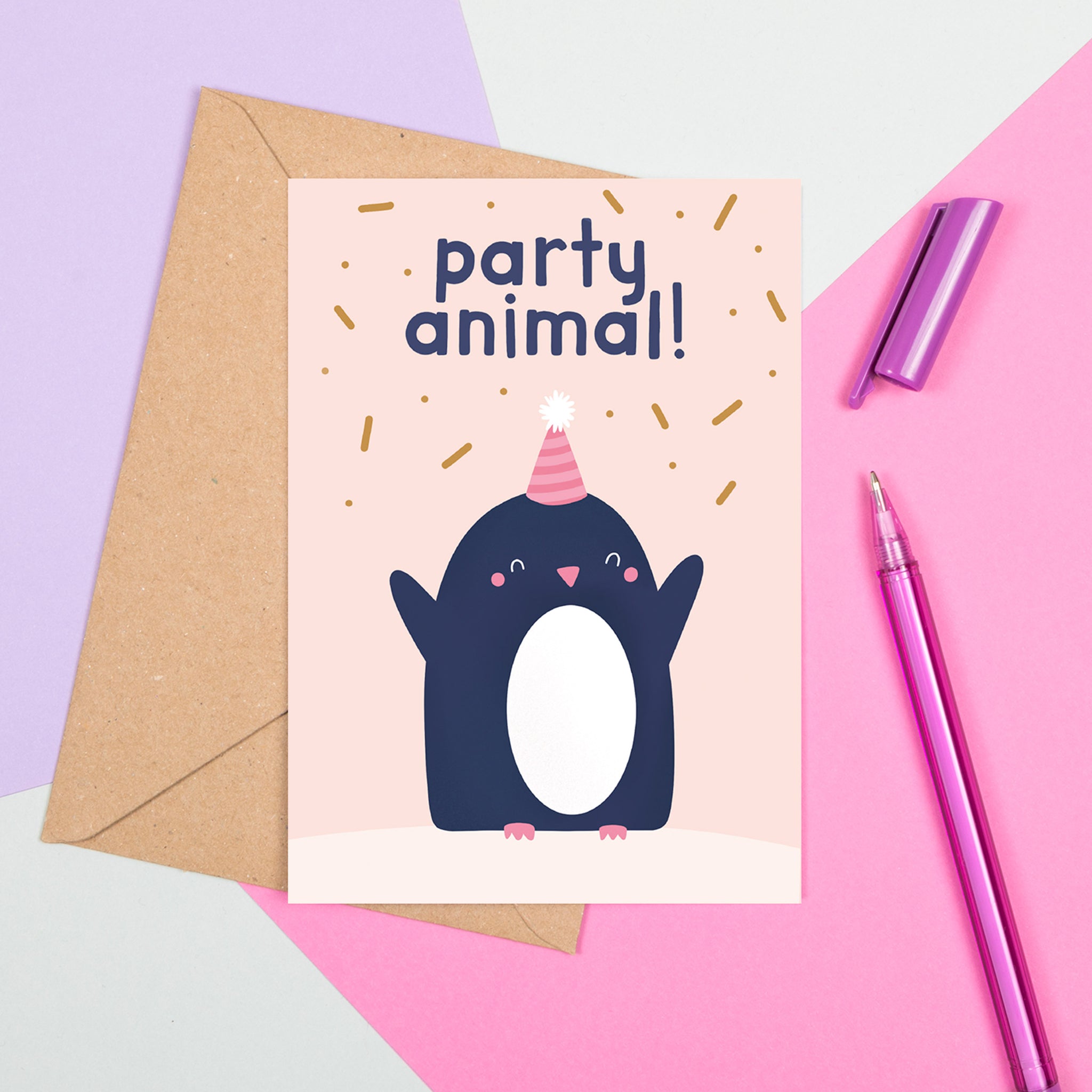 Party Animal! Card – Nutmeg and Arlo