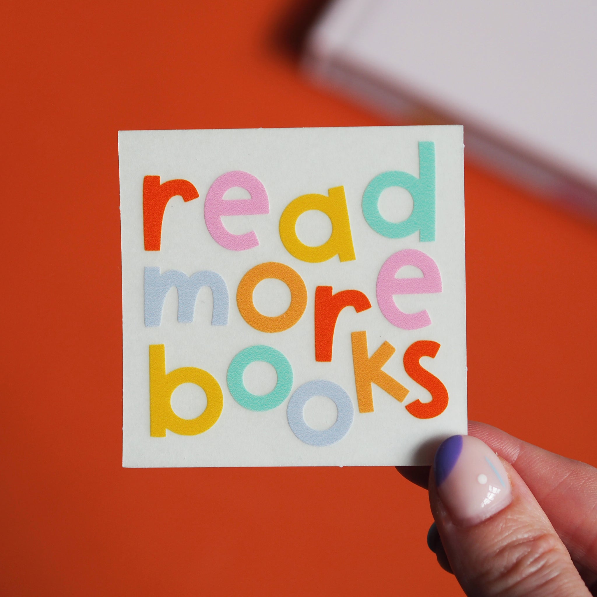 Read More Books Clear Sticker – Nutmeg and Arlo