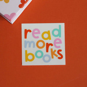 Read More Books Clear Sticker – Nutmeg and Arlo