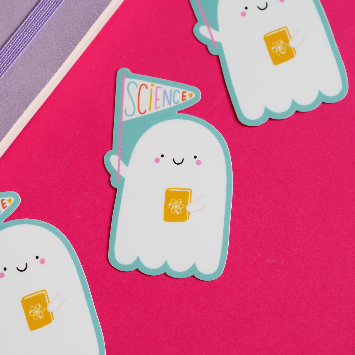 Science Ghost Sticker – Nutmeg and Arlo
